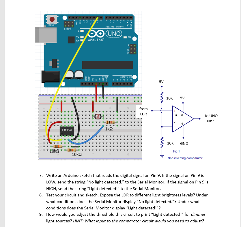 Solved RESET RXO 40 DIGITAL (PU) ICSP O UNO Arduino" ON TX | Chegg.com
