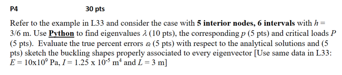 Solved P4 30 pts Refer to the example in L33 and consider | Chegg.com