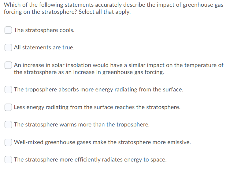 Solved Which of the following statements accurately describe | Chegg.com