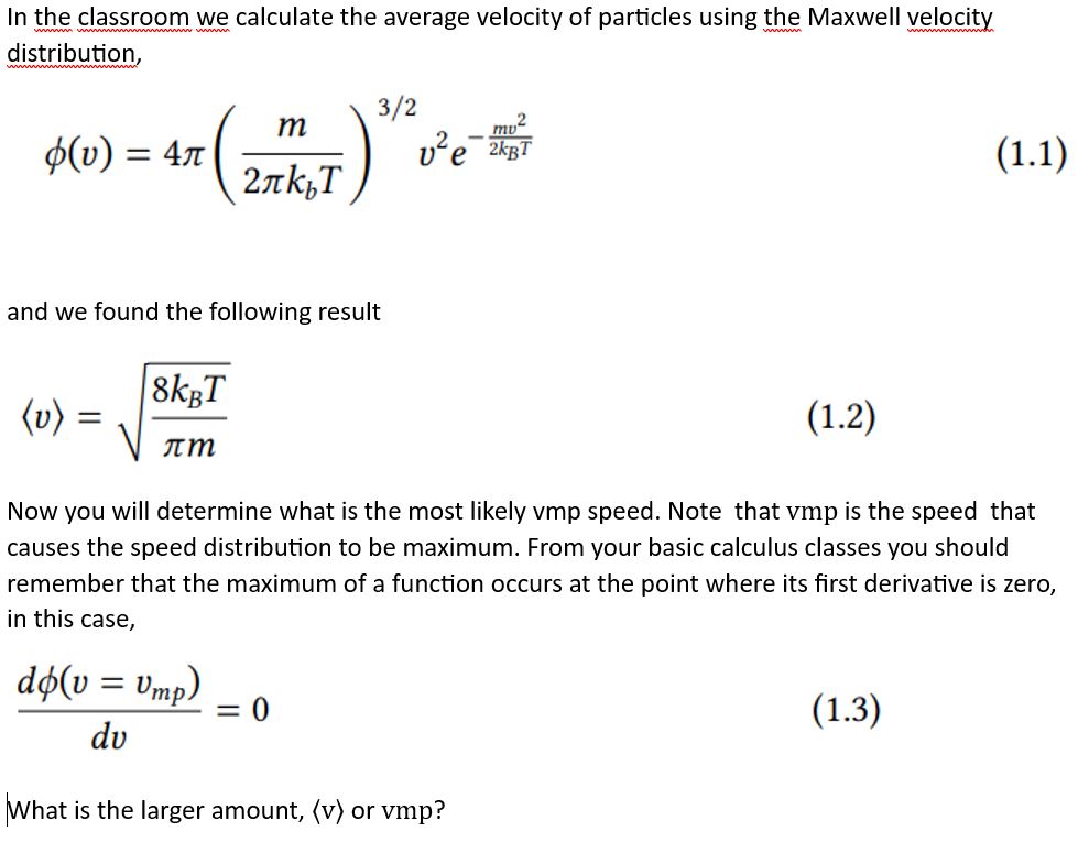 Solved In the classroom we calculate the average velocity of | Chegg.com