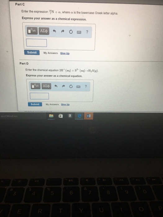 Solved ampe, t6 enter the subscript 2 in H2O, go to the | Chegg.com