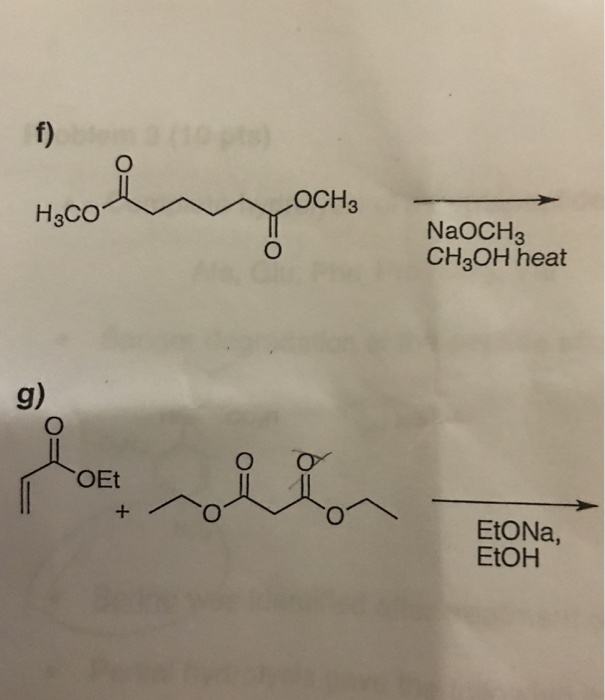 Solved h) 1) LDA, THF, -70°Ç 2) BrCH2CH2CH3 CH3l EtONa, EtOH | Chegg.com