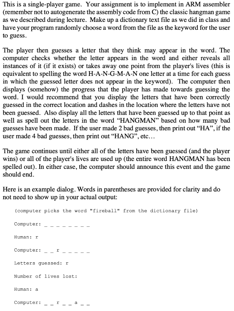 Solved Raspberry pi ARM Assembly language: DO NOT ANSWER | Chegg.com