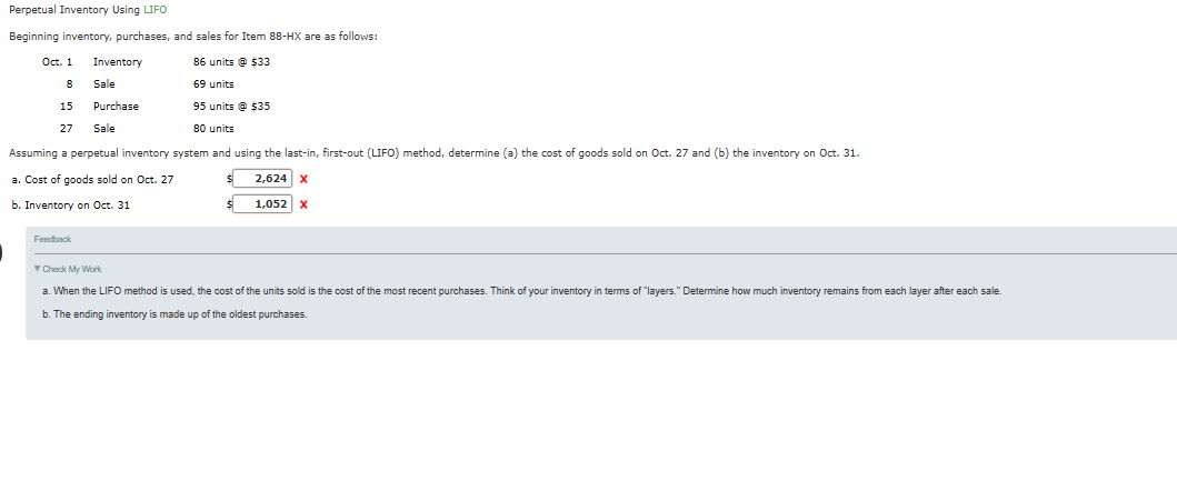 Solved Perpetual Inventory Using FIFO Beginning inventory, | Chegg.com