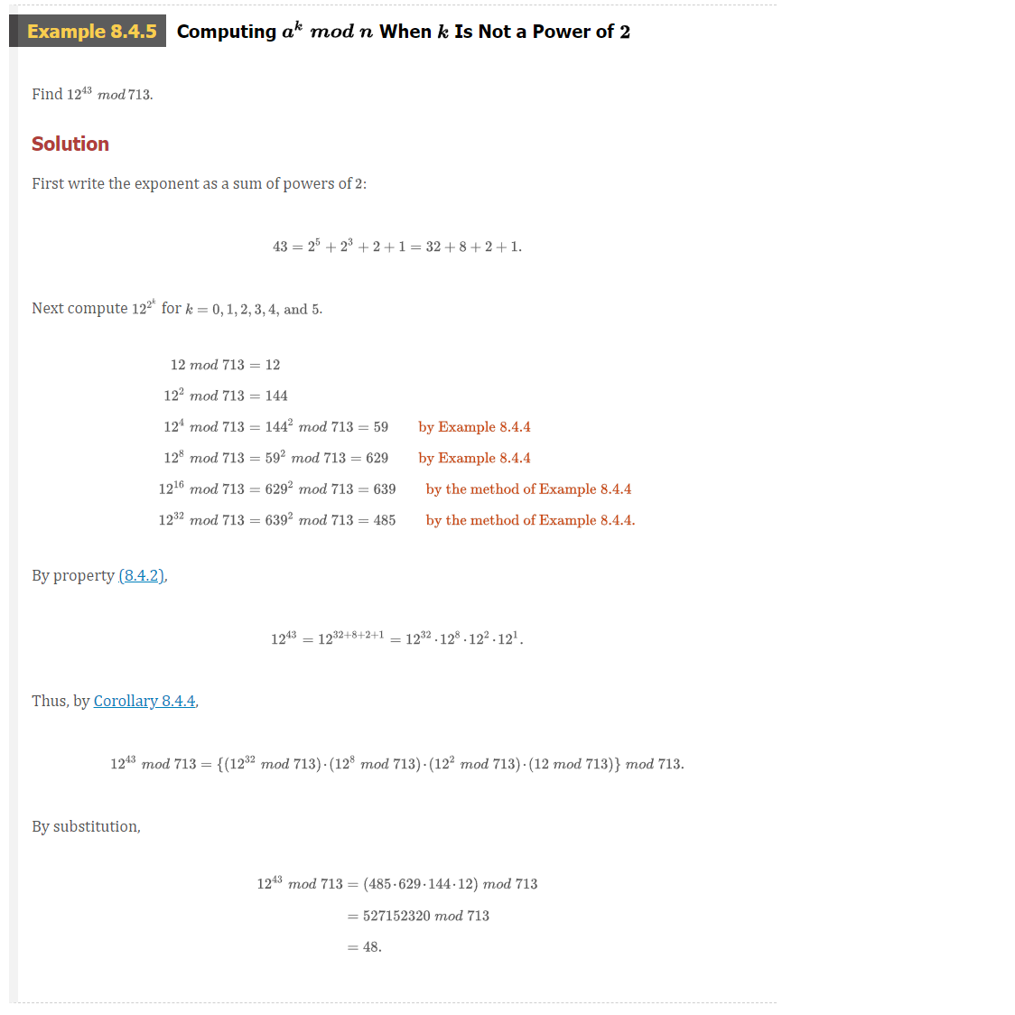 Solved Find 37307(mod718) using techniques described in | Chegg.com