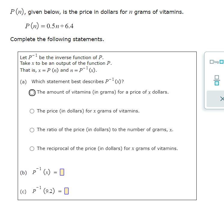 Solved The one-to-one function f is defined below. | Chegg.com