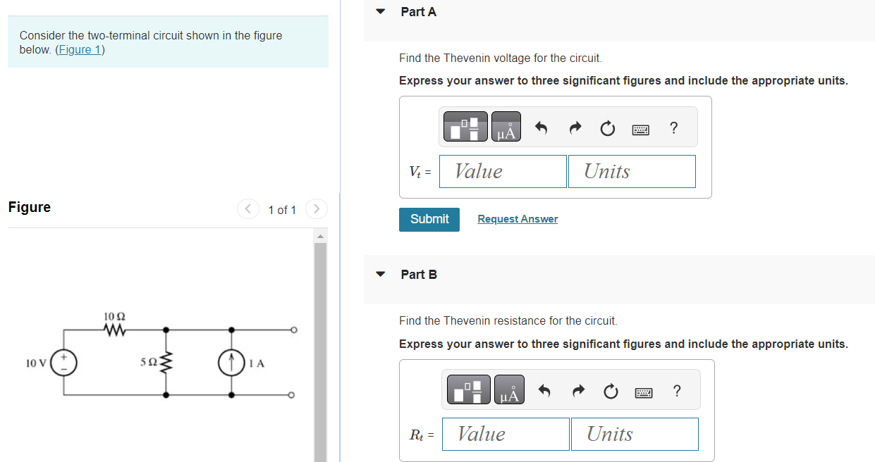 Solved Consider the two-terminal circuit shown in the figure | Chegg.com