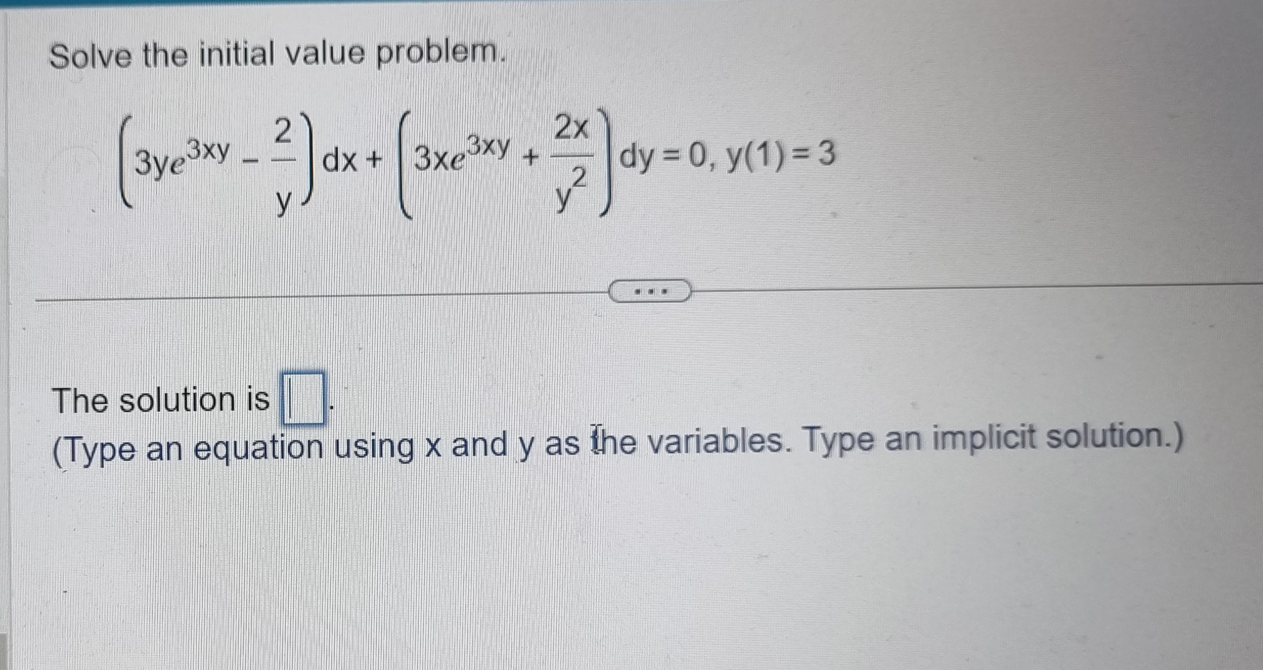 Solved Solve the initial value problem. | Chegg.com | Chegg.com
