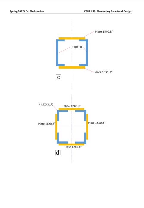 Solved Spring 2017/ Dr. Shokouhian CEGR 436: Elementary | Chegg.com