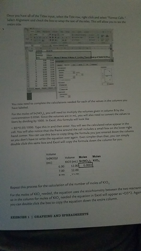 Solved BACKGROUND When using a graphing program such as MS | Chegg.com