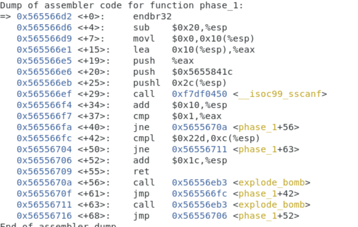 Solved Please help with binary bomb lab. I'm pretty sure the | Chegg.com