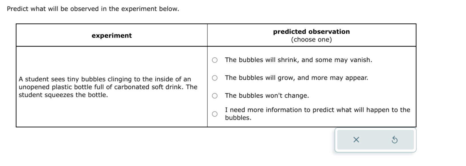 Solved Predict what will be observed in the experiment | Chegg.com
