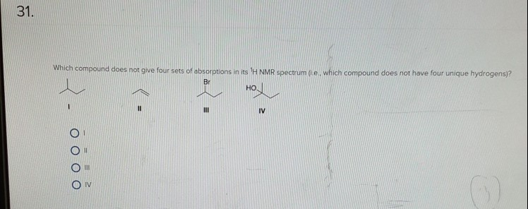 Solved An unknown compound has the formula of CgH12. The | Chegg.com