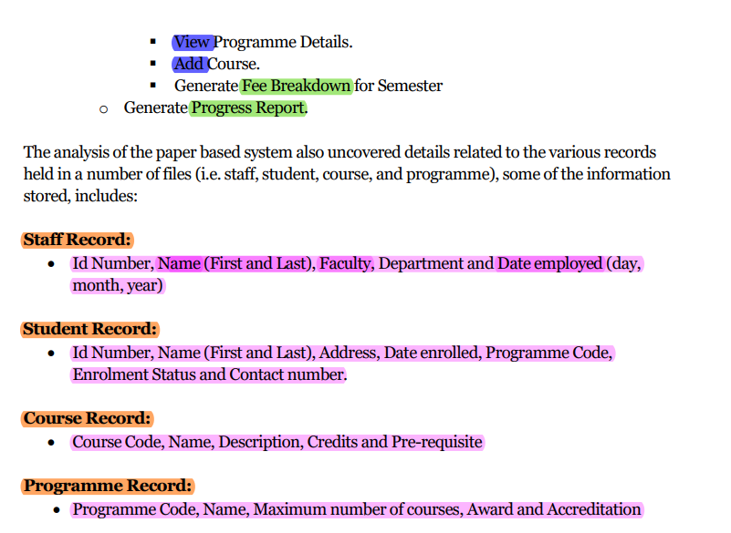 Solved Required: Perform an object-oriented analysis on | Chegg.com