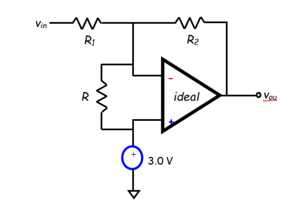 Solved Find an expression for vout in terms of vin for the | Chegg.com