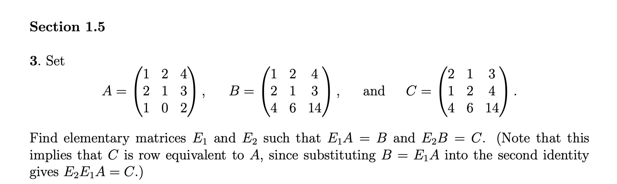 Solved Section 1 5 3 Set A 1 2 4 2 1 3 1 0 2 B 1 2 4