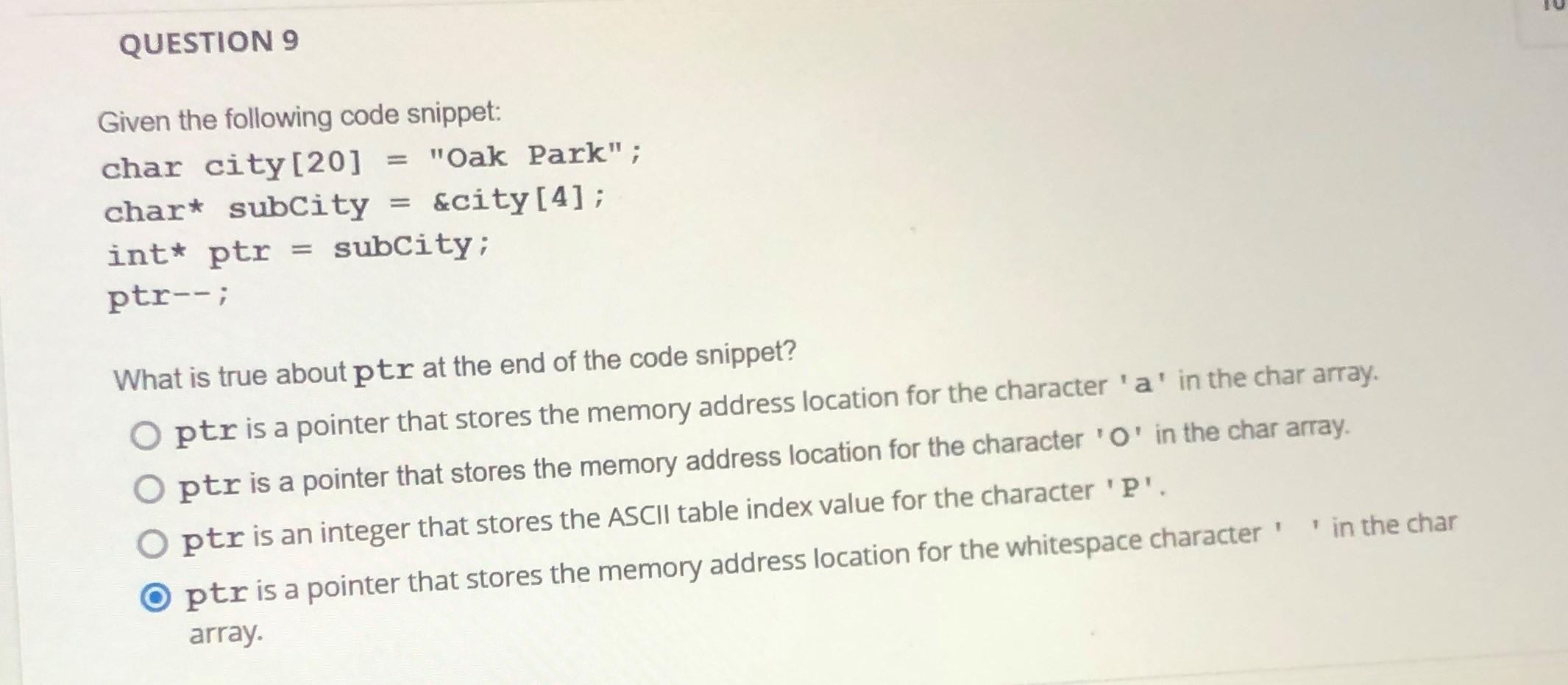 Solved - An array is declared as follows: int data[12] = | Chegg.com