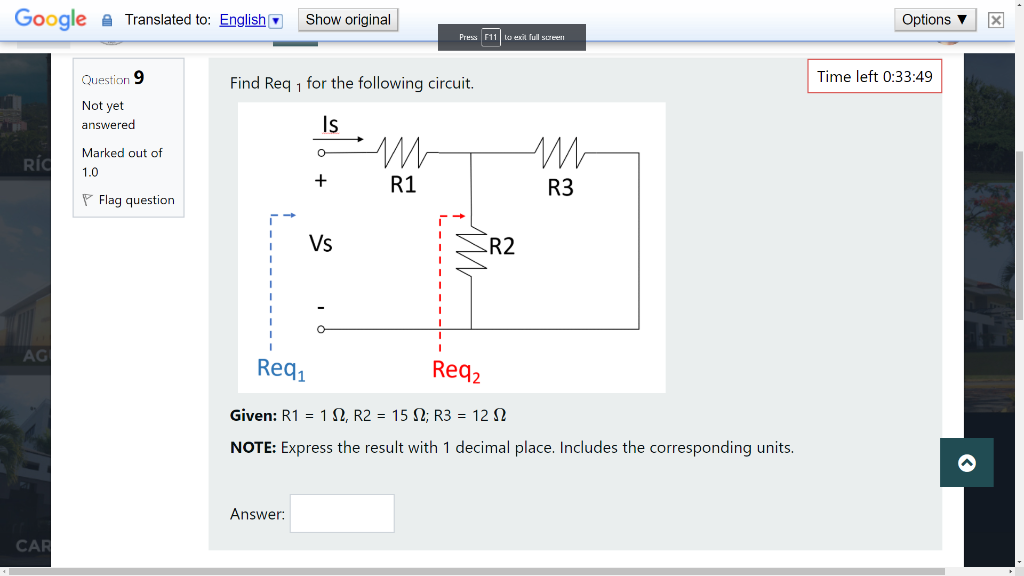 Solved Google Translated to: English Show original Options X | Chegg.com