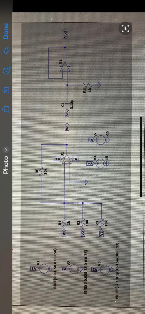 Solved I need help recreating these LT - Spice schematics | Chegg.com