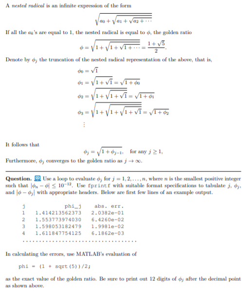 Solved A nested radical is an infinite expression of the | Chegg.com Solved A nested radical is an infinite expression of the | Chegg.com