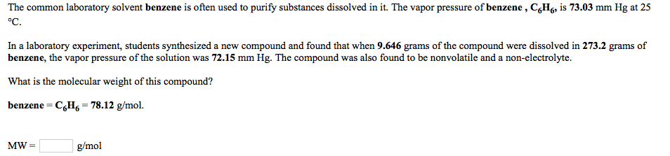 Solved The vapor pressure of diethyl ether (ether) is 463.57 | Chegg.com