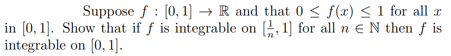 Solved Suppose f:[0,1]→R and that 0≤f(x)≤1 for all x in | Chegg.com