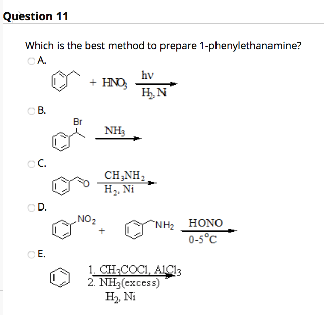 Solved Question 11 Which is the best method to prepare | Chegg.com
