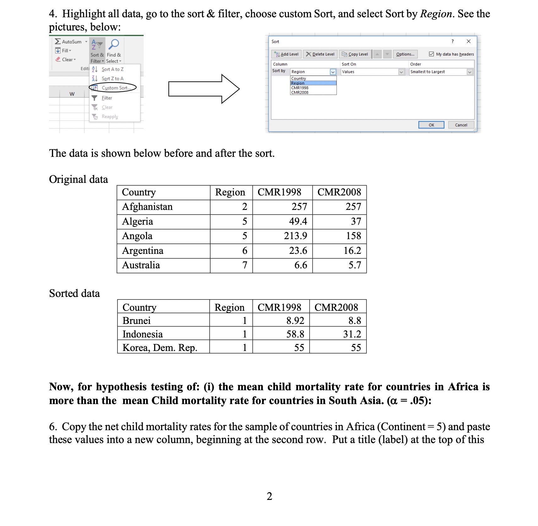 Give the screenshot of your Excel Output Answer the | Chegg.com