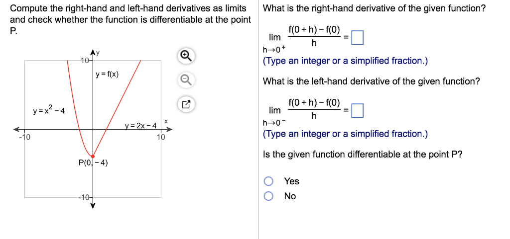 Solved Compute the right-hand and left-hand derivatives as | Chegg.com