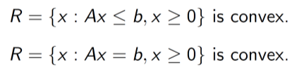 Solved R={x:Ax≤b,x≥0} is convex. R={x:Ax=b,x≥0} is convex. | Chegg.com