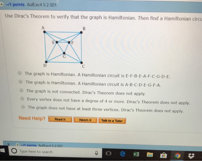 Solved -12 points AuExc4 5.1 021 Consider the following. (a) | Chegg.com