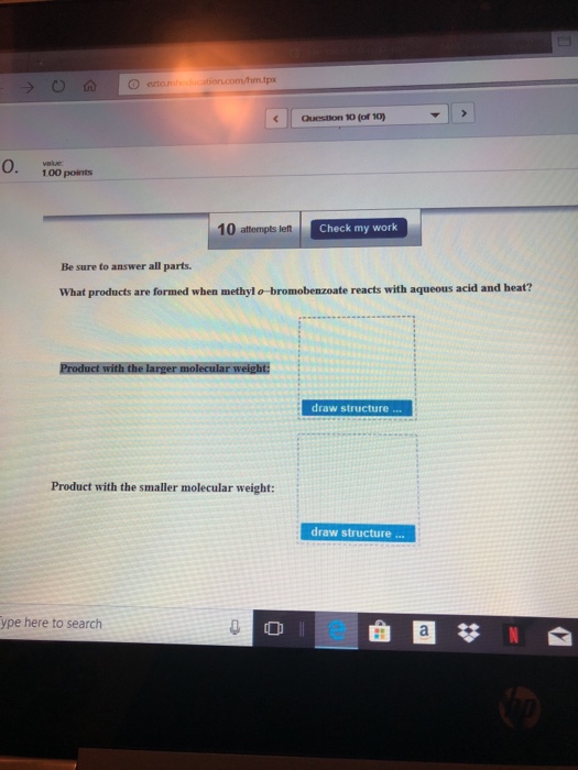 Solved ertomhoducat 100 points 10 attempts left Check my | Chegg.com