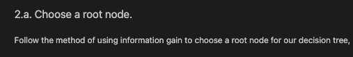 Solved 2.a. Choose a root node. Follow the method of using | Chegg.com