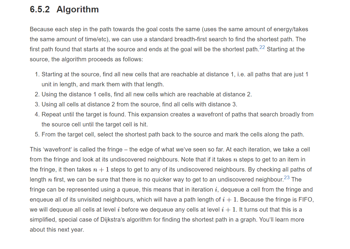 Solved 6.5 Project – The Shortest Path in a Maze (BFS) - | Chegg.com
