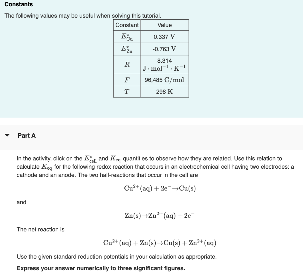 Solved The following values may be useful when solvina this | Chegg.com
