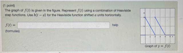 Solved (1 point) The graph of S() is given in the figure. | Chegg.com