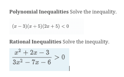 Solved Polynomial Inequalities Solve the inequality. (x - | Chegg.com