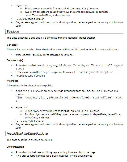 Solved Topics: polymorphism, exceptions, file I/O Problem | Chegg.com