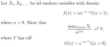 Solved Let X1,X2,… be iid random variables with density | Chegg.com