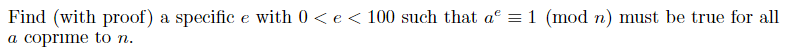 Solved Find (with proof) a specific e with ( | Chegg.com