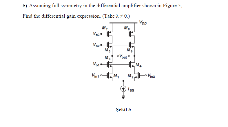 5) Assuming full symmetry in the differential | Chegg.com