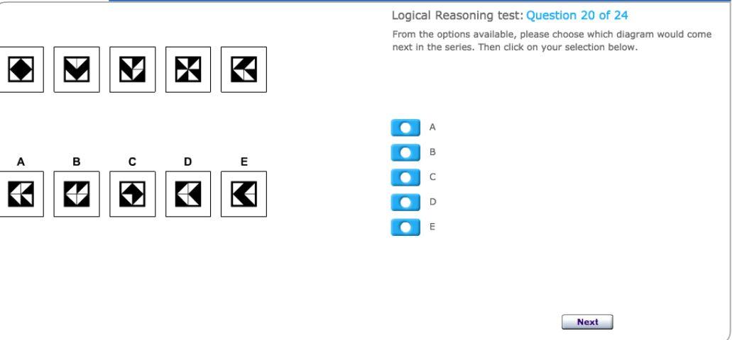 Solved Logical Reasoning test: Question 20 of 24 From the | Chegg.com