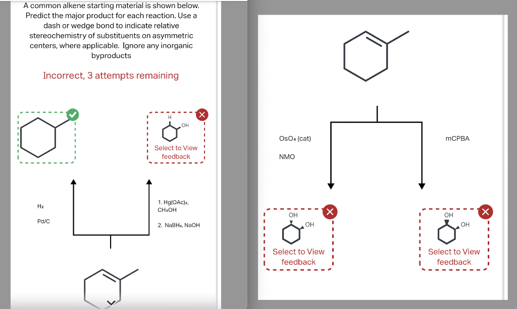 Solved please answer and explain, give mechanism and | Chegg.com