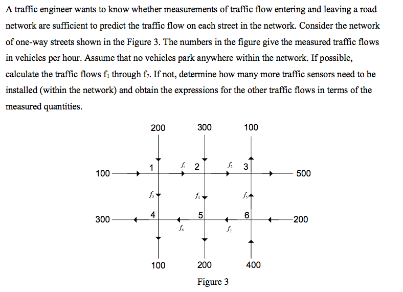 A traffic engineer wants to know whether measurements | Chegg.com