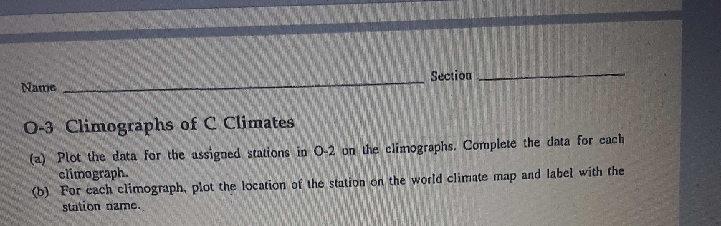 Climate Classification-C Climates Determine the | Chegg.com