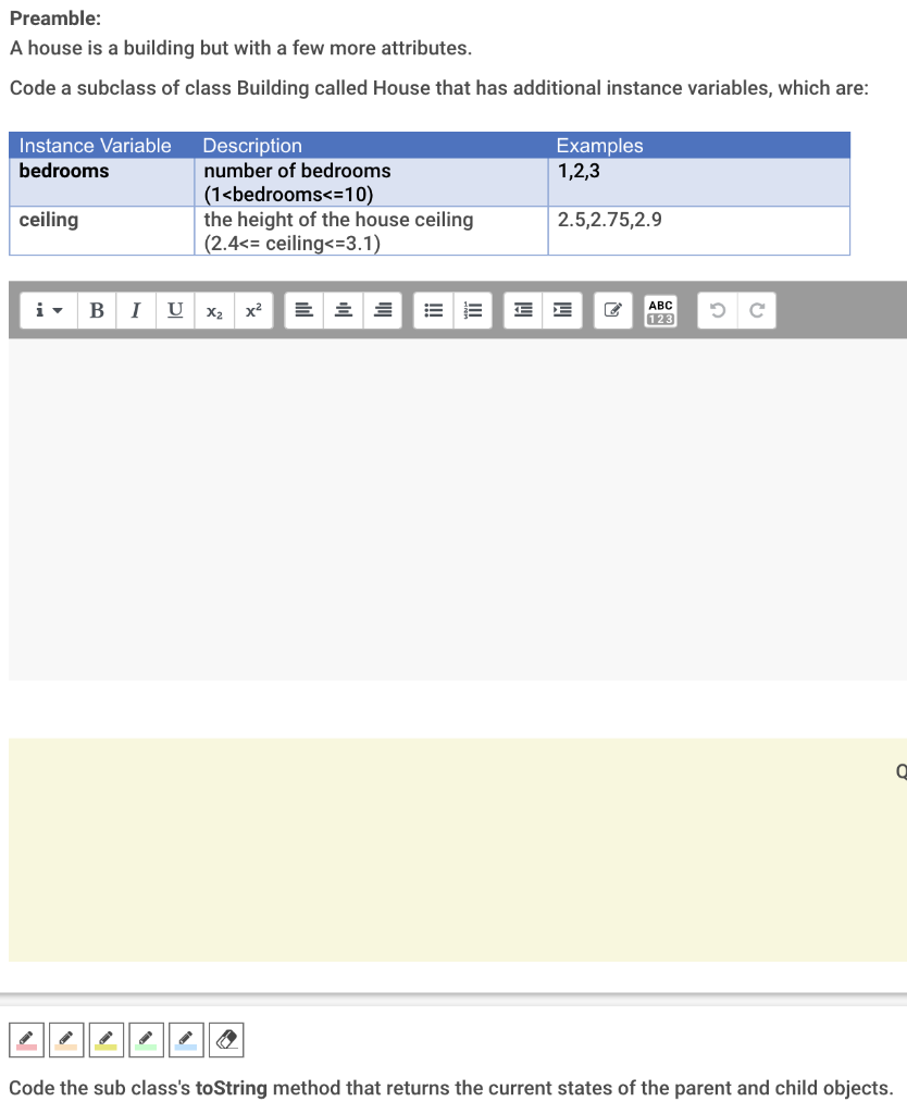 Solved Preamble: A house is a building but with a few more | Chegg.com