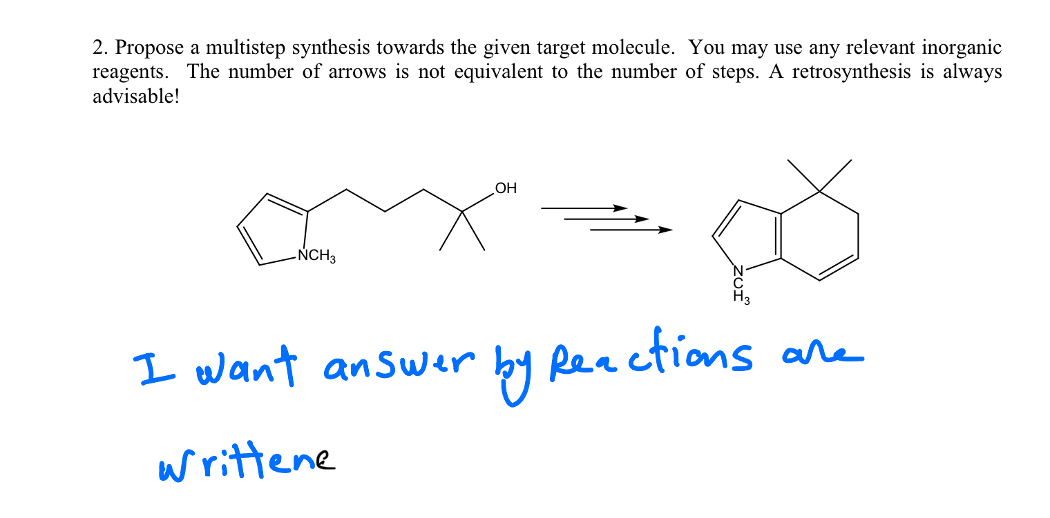 Solved Propose a multistep synthesis towards the given | Chegg.com