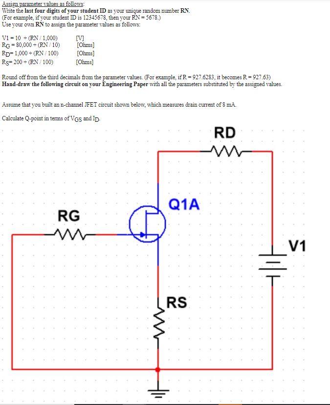 Solved Assign parameter values as follows: Write the last | Chegg.com
