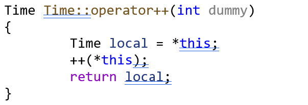 Solved I am to add an overloading of increment operator++ to | Chegg.com