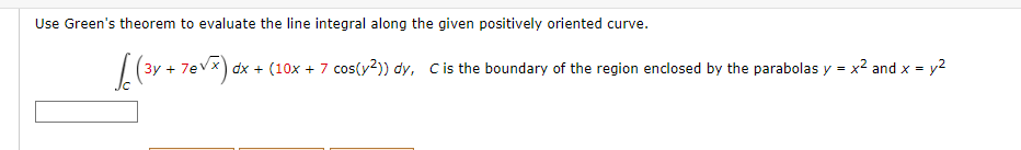 Solved Consider the following line integral along the given | Chegg.com